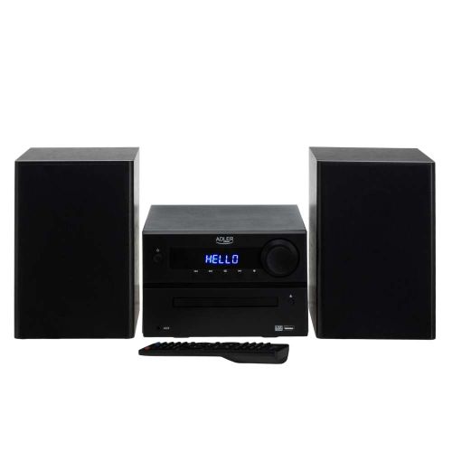 ADLER AD1917 MINI MUZIČKI CENTAR BLUETOOTH 5.3 CD CD-R CD-RW MP3 WMA