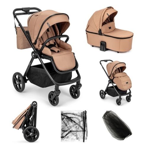 Kidnort Alskar Kolica Za Bebe Set 2U1 Mocha Mousse
