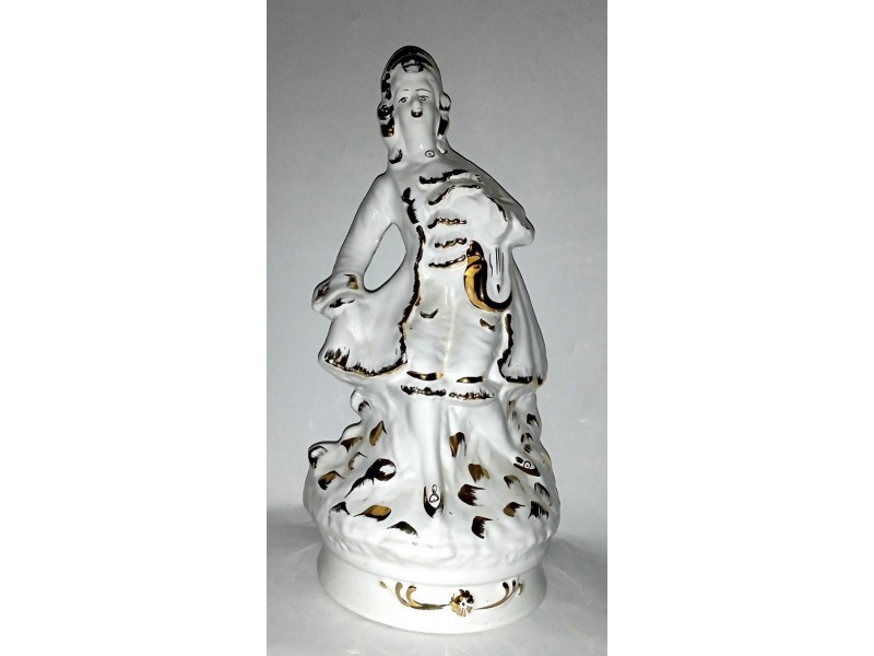 FIGURA, TRBUH za LAMPU - STARI PORCELAN, ZIG, 45cm