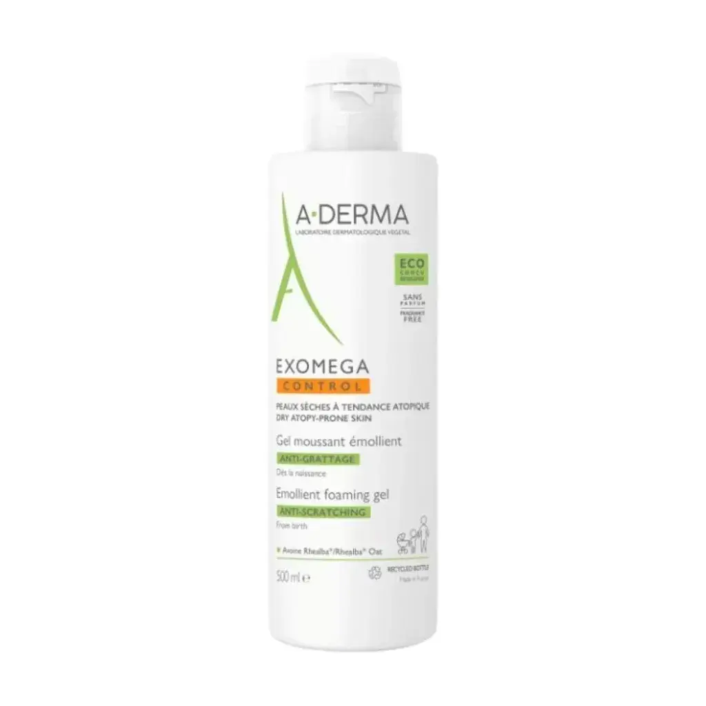 A-Derma Gel za suvu kožu Exomega Control, 500ml