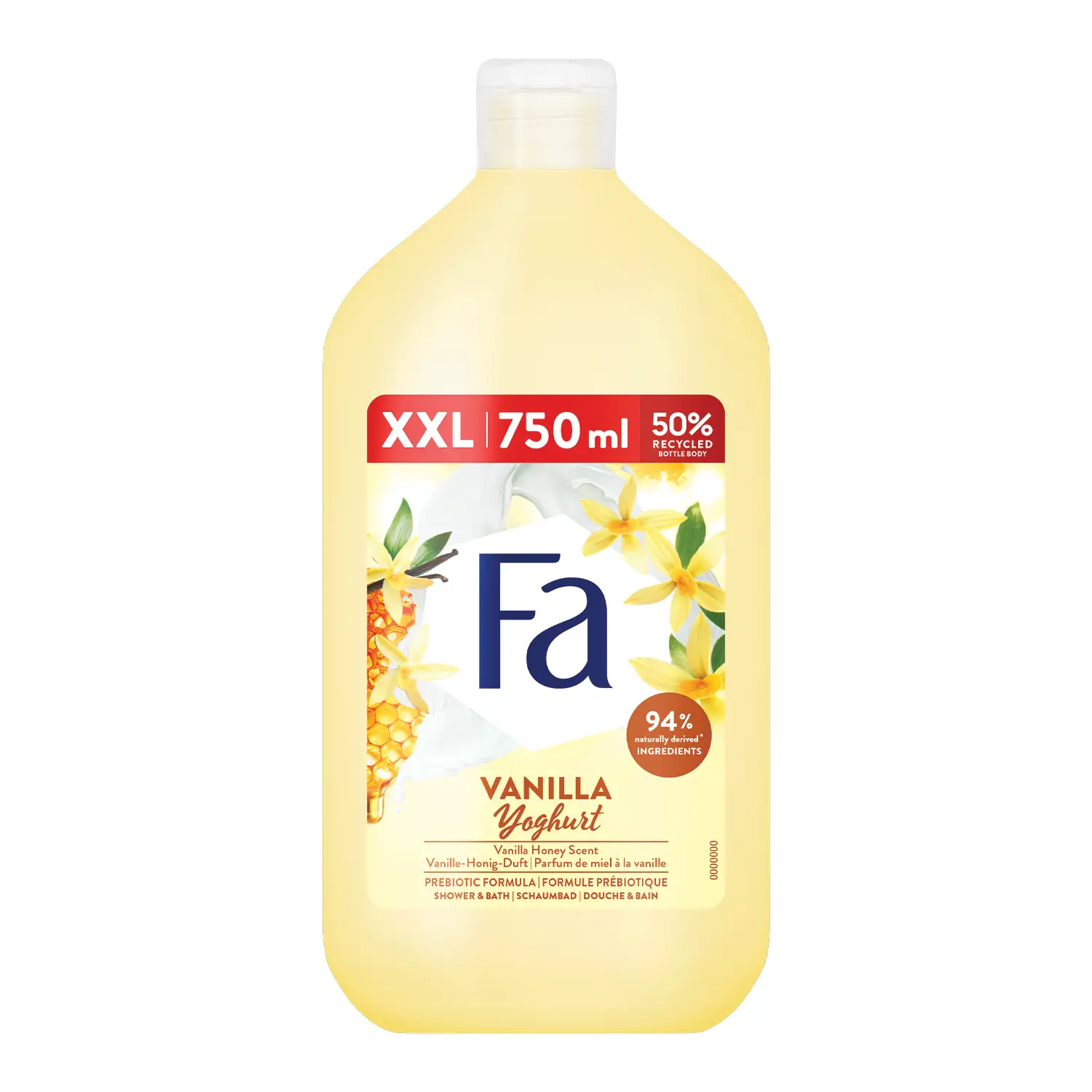FA Gel za tuširanje Yogurt Vanila Honey, 750 ml