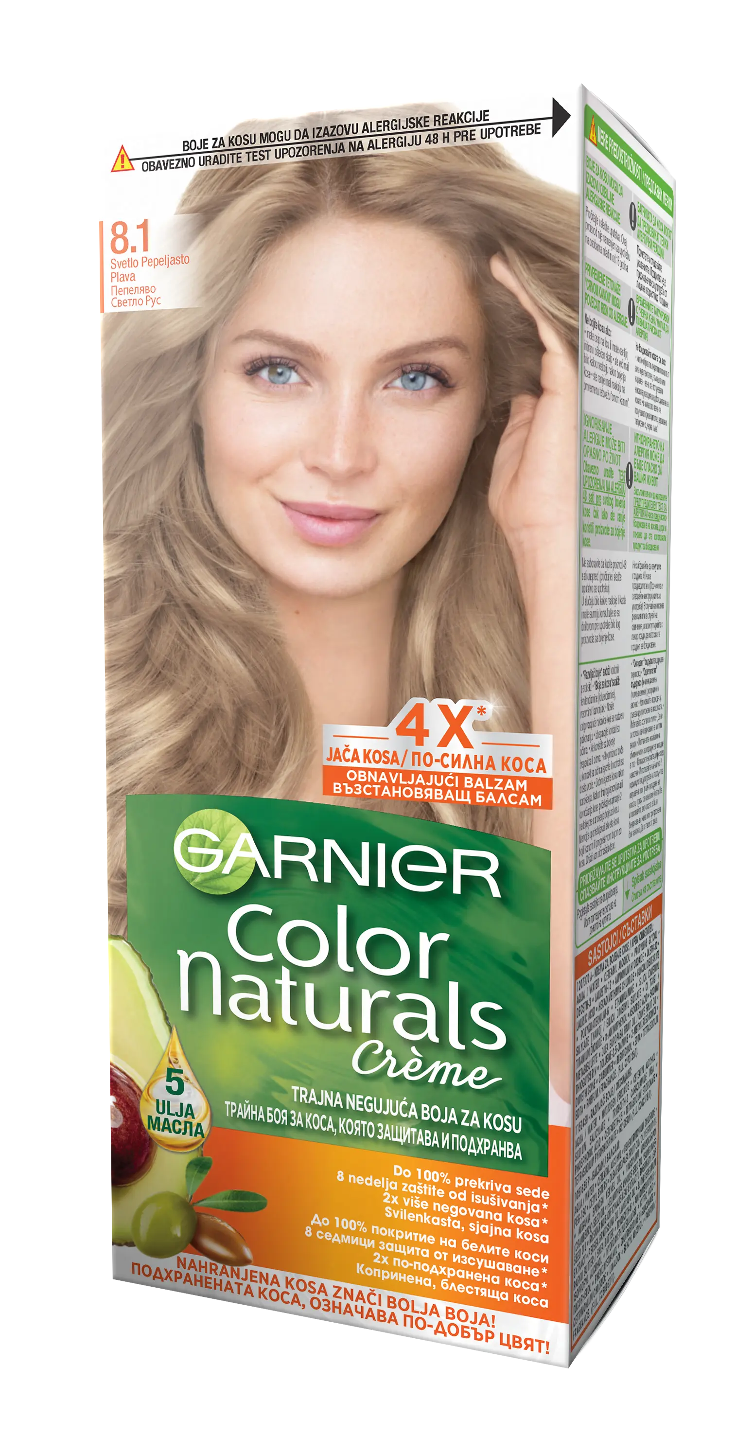 GARNIER Color Naturals Boja za kosu 8.1