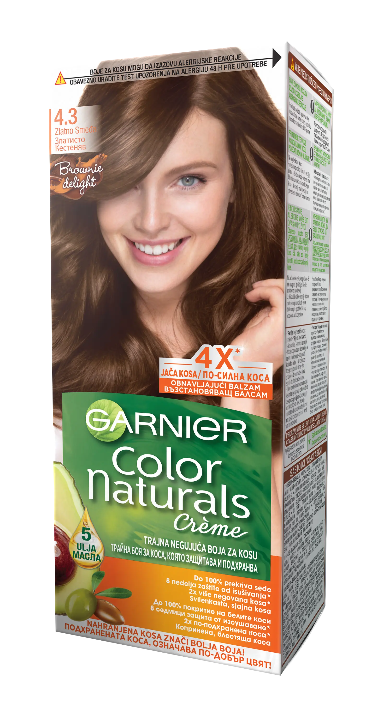 GARNIER Color Naturals Boja za kosu 4.3