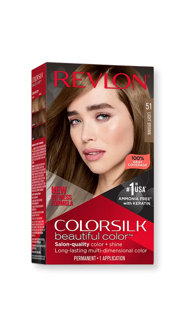 REVLON ColorSilk Beautiful Color™ boјa za kosu svetlo smeđa 51