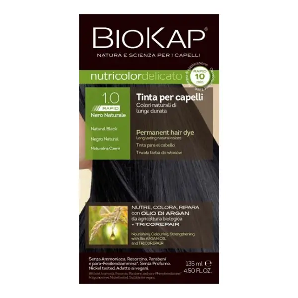 BIOKAP Farba za kosu 1.0 crna
