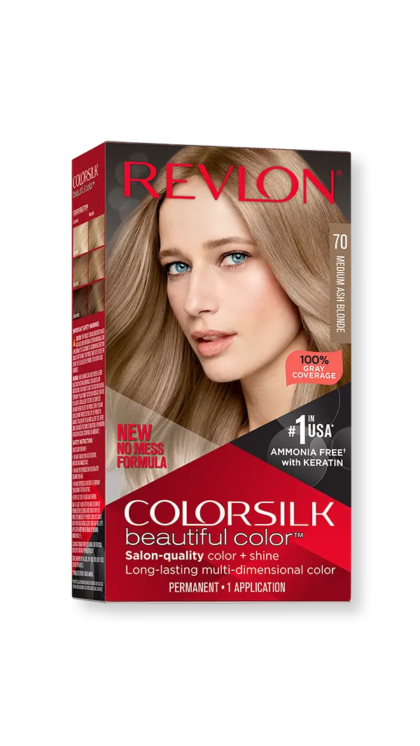 REVLON ColorSilk Beautiful Color™ boјa za kosu srednje pepeljasto plava 70