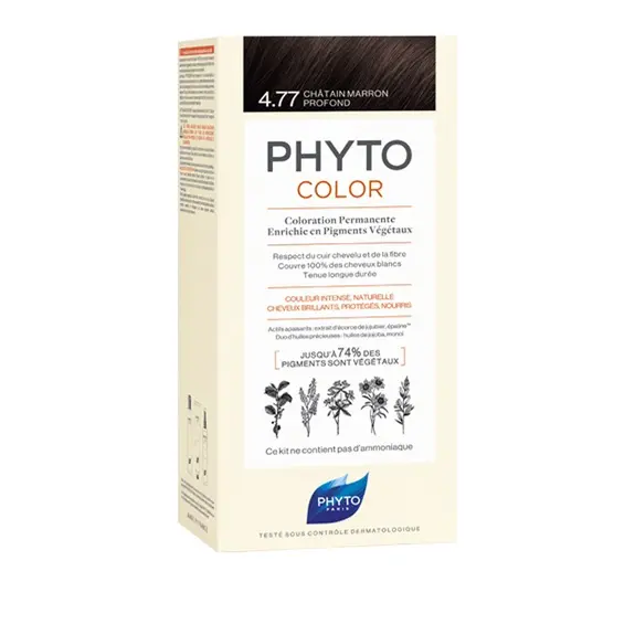 Phyto Farba za kosu, 4.77 chatain marron