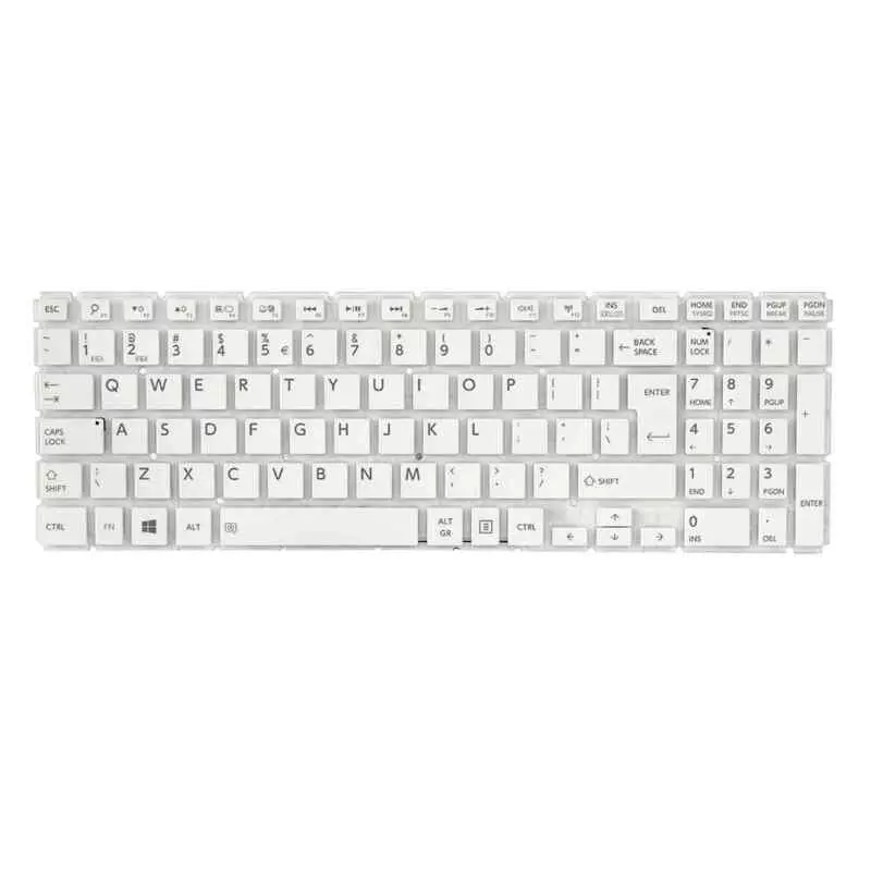Tastatura za laptop Toshiba L50-B veliki enter bela
