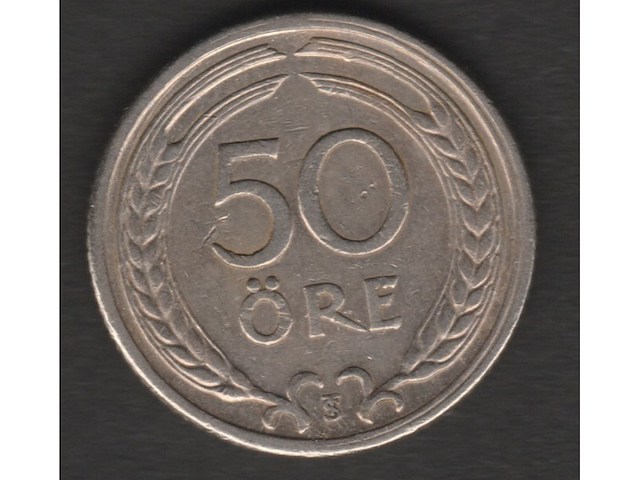 50 Öre - 1947 - Sweden, Švedska