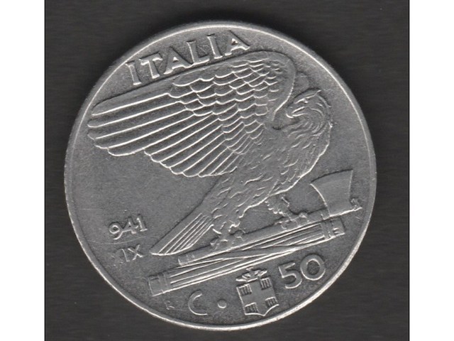 50 Centesimi - 1941 - Italija, Italy
