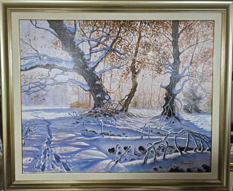 Sibirski 2, Staniša Stojiljković Nite, sa 101×121 cm, bez 80×100 cm, ulje na platnu, sertifikat, 141600 dinara