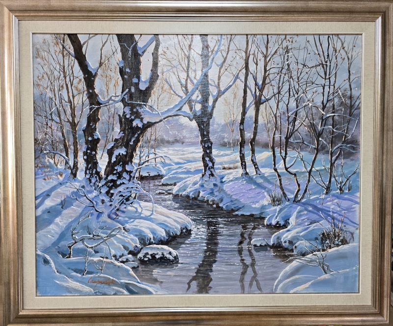Sibirski 1, Staniša Stojiljković Nite, sa 101×121 cm, bez 80×100 cm, ulje na platnu, sertifikat, 141600 dinara