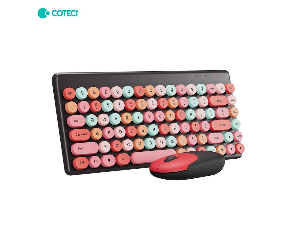 Combo mis i tastatura Coteci OF-053 crno crvena