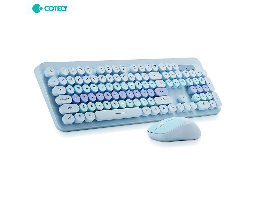 Combo mis i tastatura Coteci OF-054 plava