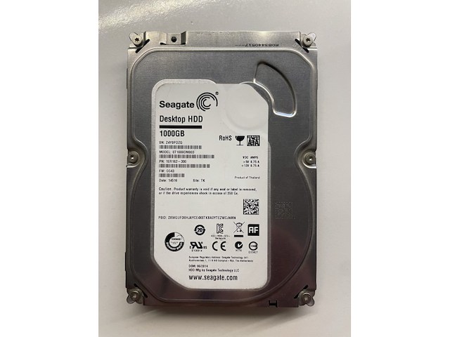 SEAGATE BARRACUDA SLIM ST1000DM003 1TB