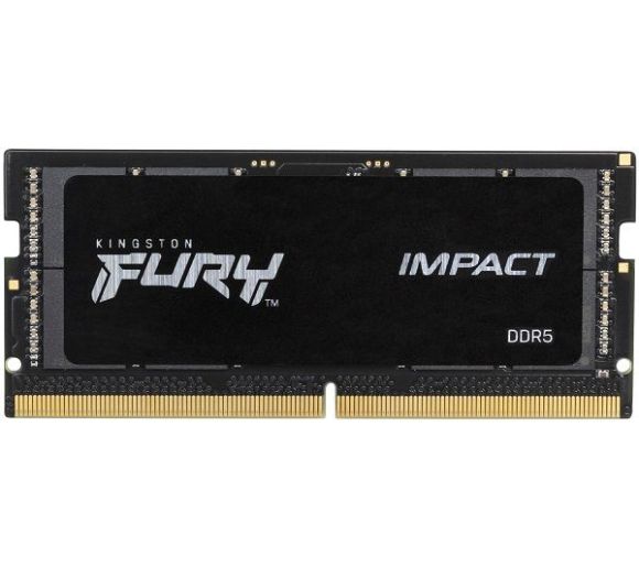 Kingston - DDR5 8GB SO-DIMM 4800MHz [FURY IMPACT], Non-ECC Unbuffered, CL38 1.1V, 262-pin 1Rx8