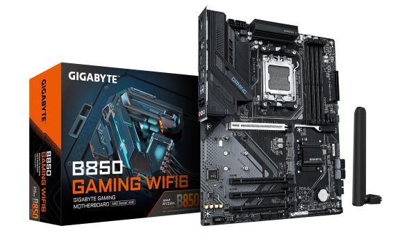 Gigabyte - AM5, AMD B850, 4x DDR5 OC up to 8200MT/s ,PCIe EZ-Latch Plus : PCIe slots with Quick Release Design