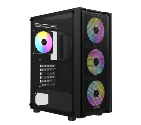 Raidmax - Kuciste Raidmax Vector 216 Black 4 x RGB fan/Window/650W+ 600W 80+Gold budle