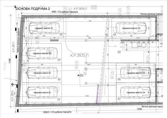 Garažno mesto, Neimar