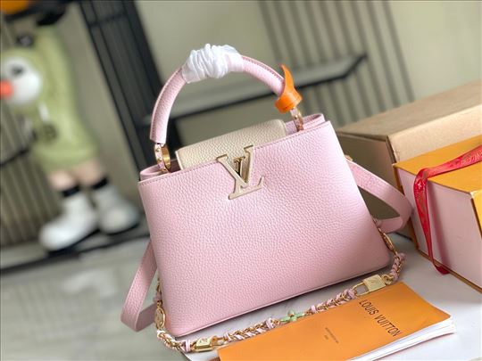 Louis Vuitton Capucines Pink Torba
