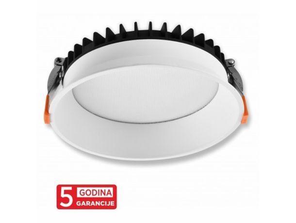 M205318-W (TC-D21-DLR18) 18W BELA CCT 3000/4000/6000K IP40 UGR<19 LED ugradna svetiljka 5Y Mitea Lighting