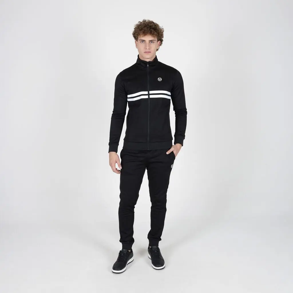Sergio Tacchini Muška komplet trenerka Filip Tracksuit, Crna