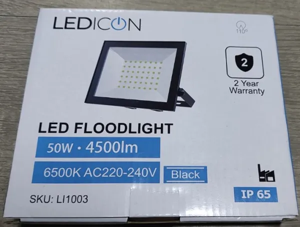 LEDICON LED REFLEKTOR 50W 4500lm 6500K IP65