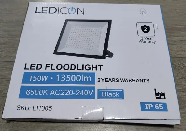 LEDICON LED REFLEKTOR 150W 13500lm 6500K IP65