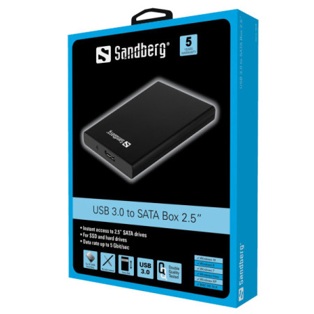 Sandberg 2.5'' USB 3.0 133-89