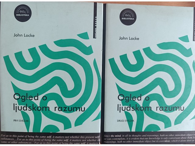 John Locke - Ogled o ljudskom razumu I i II