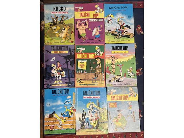 Stripoteka Panorama-Talični Tom,Krcko,Umpah Pah 35 kom