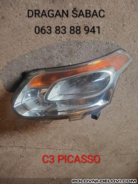 Citroen C3 Picasso Far Levi Svetla I Signalizacija