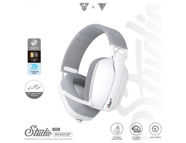 Fantech WHG03 Studio Pro Bluetooth slušalice bele