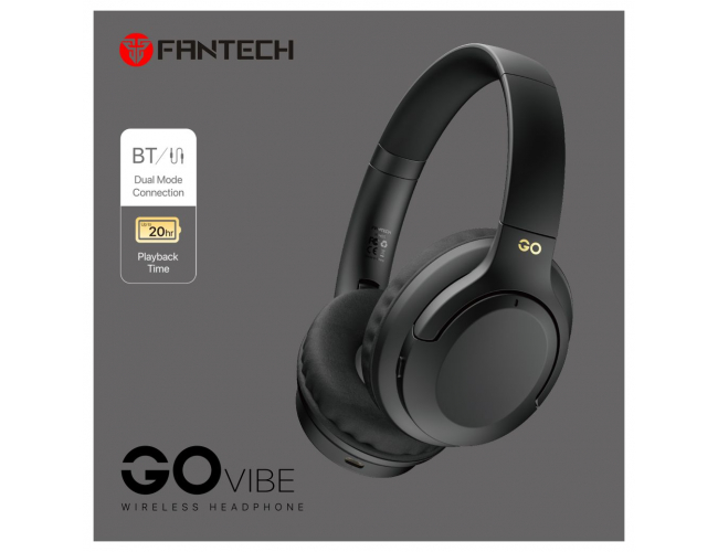 Fantech GO Vibe WH05 Bluetooth slušalice crne
