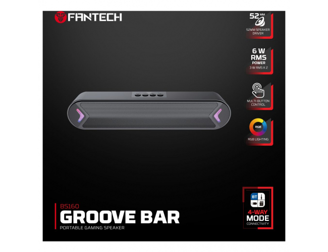Fantech BS160 Groove Bar Bluetooth zvučnik crni