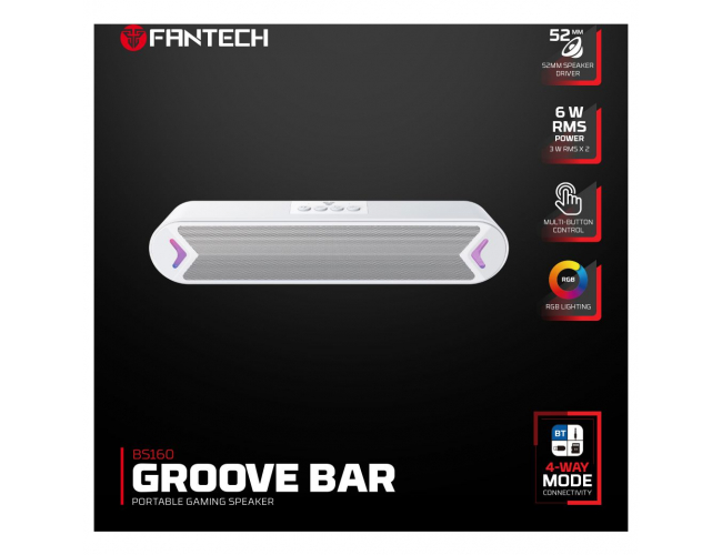 Fantech BS160 Groove Bar Bluetooth zvučnik beli