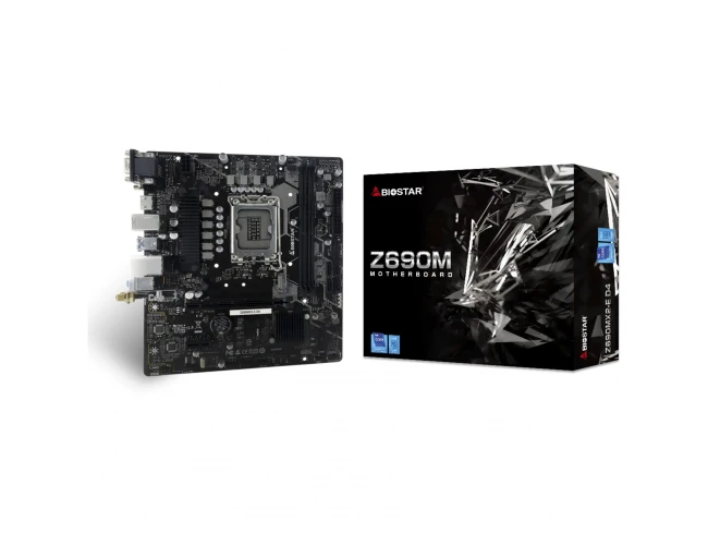 Biostar Z690MX2-E D4 matična ploča - VGA, HDMI, DVI, M.2, LGA 1700