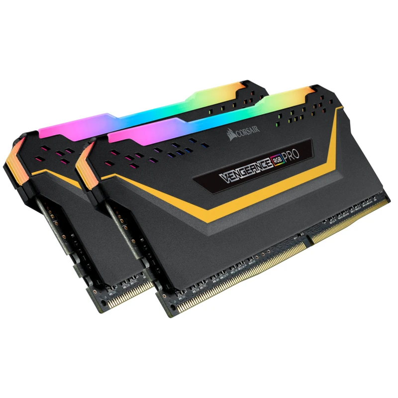 Corsair Vengeance RGB PRO (CMW16GX4M2C3200C16T) memorija DIMM DDR4 16GB (2x8GB) memorija 3200MHz