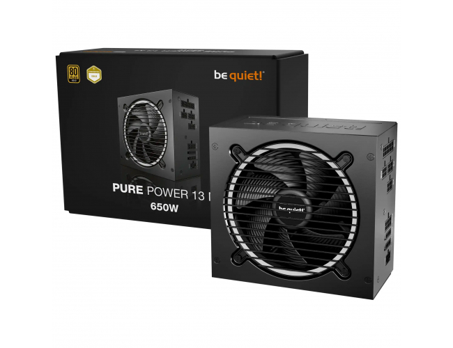 Be Quiet BP025EU Pure Power 13 M napajanje - 650W Gold, modularno, ATX3.1