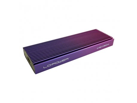 LC POWER LC-M2-C-MULTI-4 M.2 SSD Enclosure NVMe & SATA