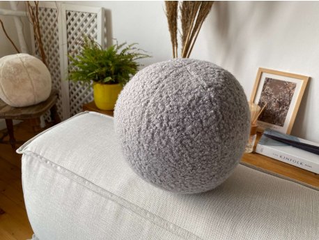 WALLXPERT Dekorativni jastuk Teddy Top 25 Grey