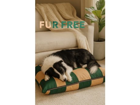 Paws & Whiskers Krevet za ljubimce Fur Free 64 x 88 Green Beige