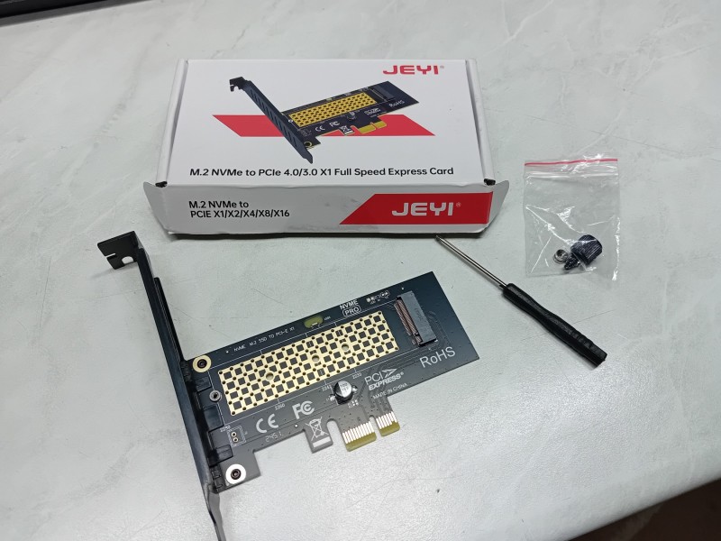 pci e x1 M.2 nvme kartica ispravna nova