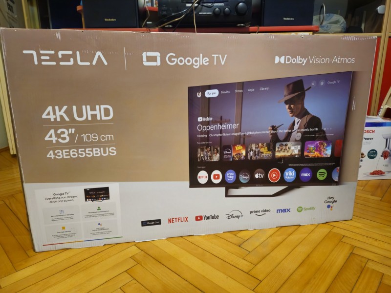 NOV TV TESLA 43E655BUS 4K Ultra HD Smart 109cm