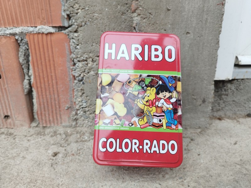 HARIBO ColorRado kutija limen od bombona
