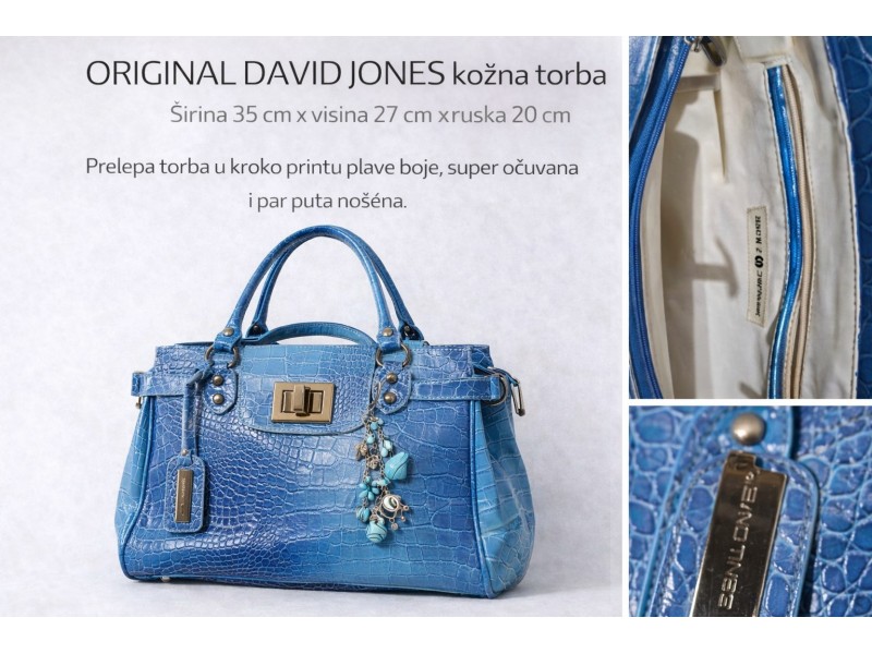ORIGINAL DAVID JONES KOŽNA TORBA