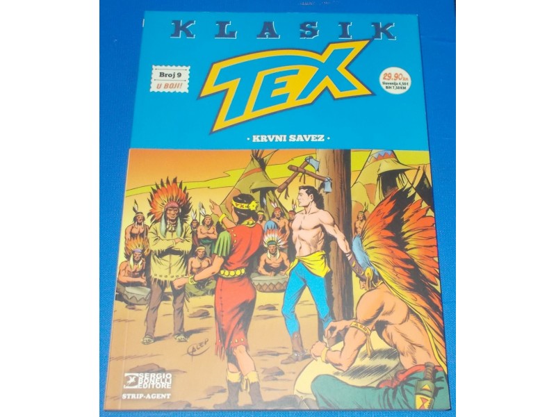 TEX Klasik br. 9 u boji ( Strip - agent )