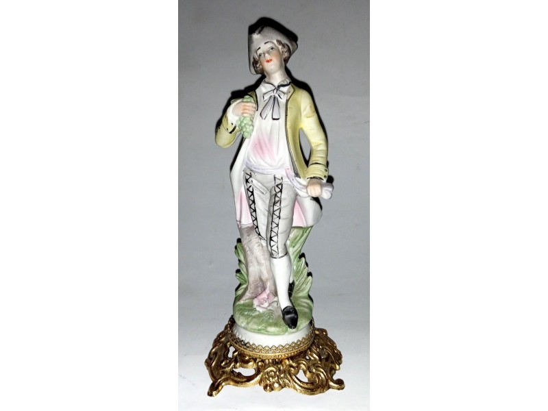 FIGURA - BISKVIT PORCELAN POSTOLJE MESING, 22cm