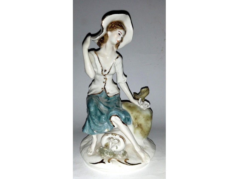 FIGURA - GLAZIRANI BISKVIT PORCELAN 70-te g ZIG 26cm