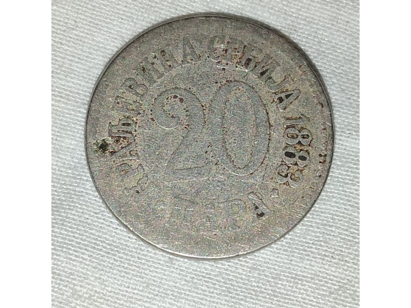20 para 1883 godina